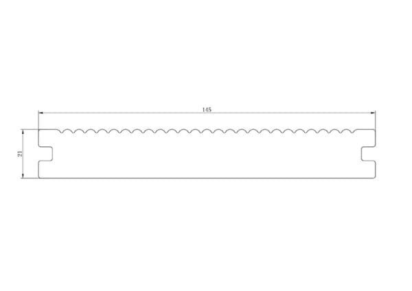 21mm x 145mm Solid WPC Decking | Composite Decking - Techwoodn